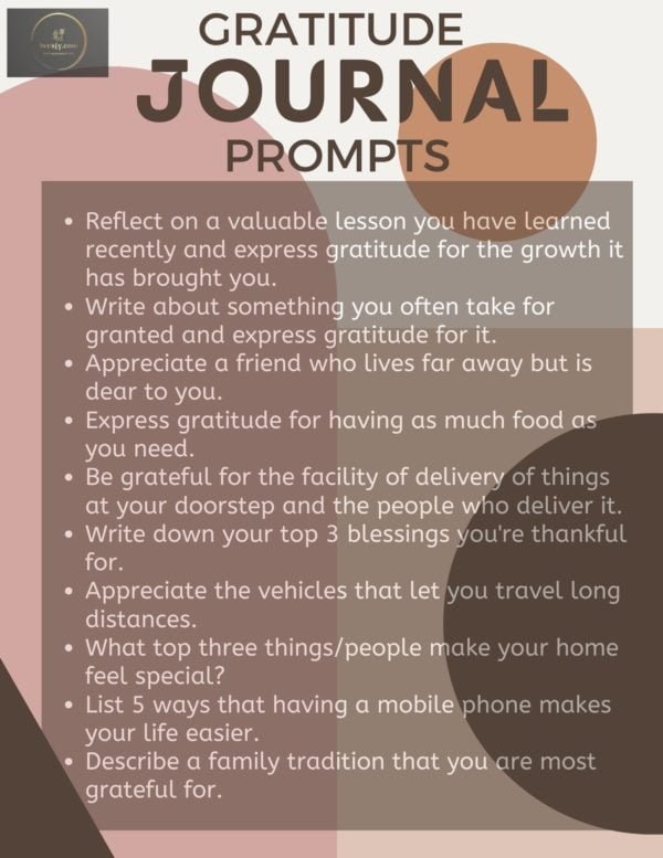 100 Gratitude Journal Prompts & Ideas for Building a Grateful Life
